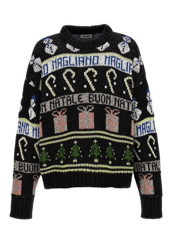 MAGLIANO Buone Feste' Sweater - Black