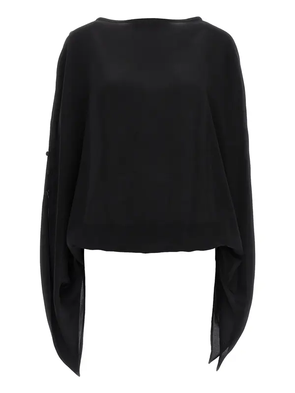 DI.LA3 PARI' Di.la3 Pari 'cristina' Blouse - Black