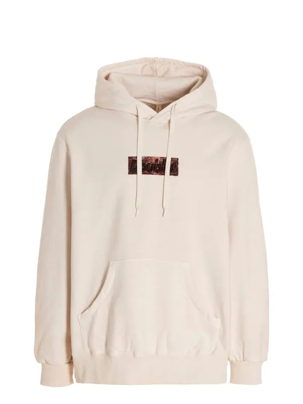 DOUBLET Polyurethane Embroidery' Hoodie - White