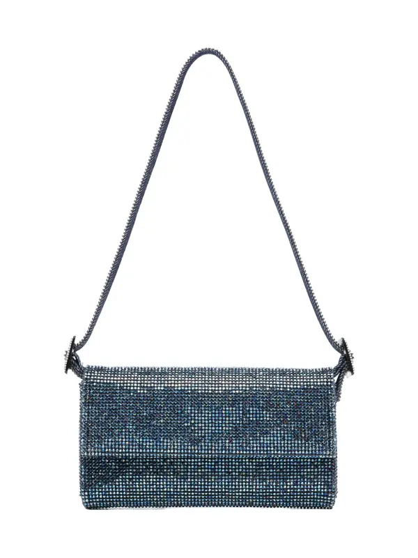 Benedetta Bruzziches Vittissima La Petite Crystal Embellished Clutch Bag - Blue
