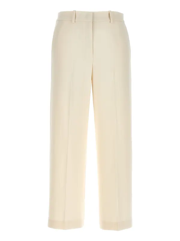 Theory Relaxed Fit Trousers - White