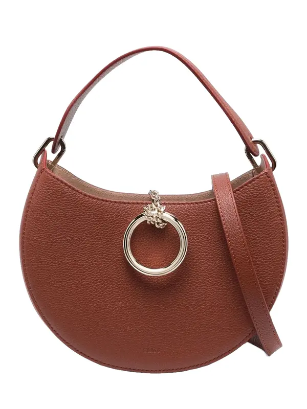 Chloé Arlène Leather Crossbody Bag - Brown