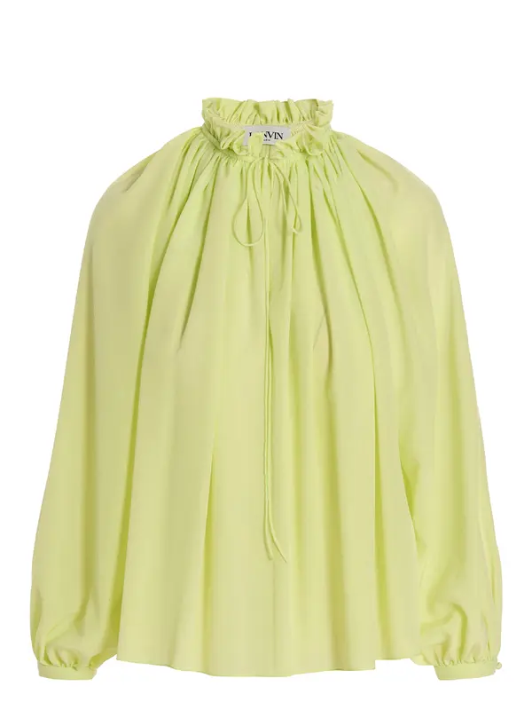 LANVIN Silk Bloshirt - Yellow
