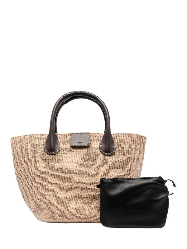 CHLOE X ERES Chloé X Eres Palma Raffia Shopper - Brown