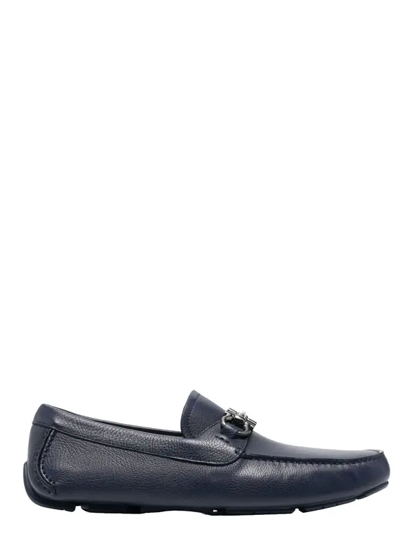 FERRAGAMO Leather Loafers - Blue
