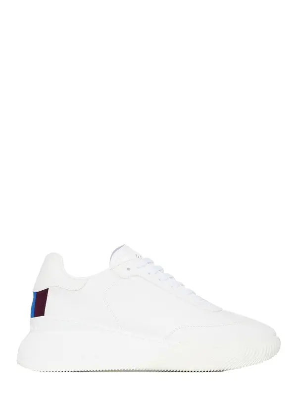 Stella McCartney Loop Faux Leather Sneakers - White