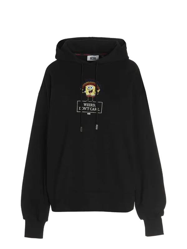 Gcds Don't Care' Capsule Hoodie - Black