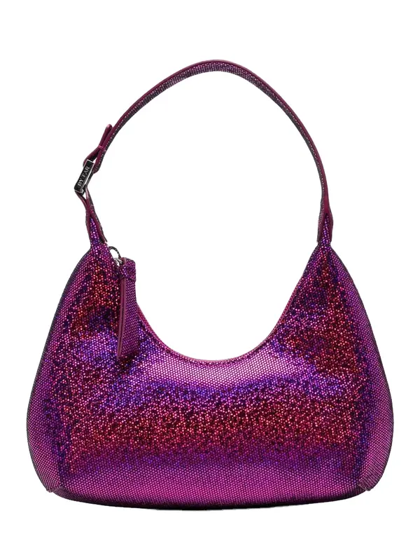 BY FAR PRE By Far Baby Amber Glitter Shoulder Bag - Fuchsia