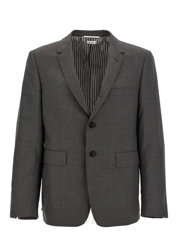 Thom Browne Classic Sport Coat Blazer - Gray