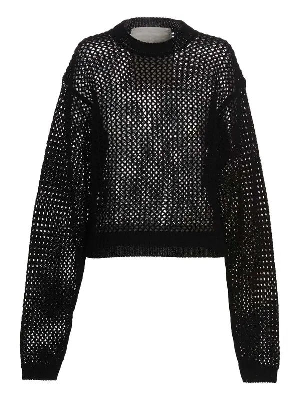 RAMAEL Bio Cable' Sweater - Black