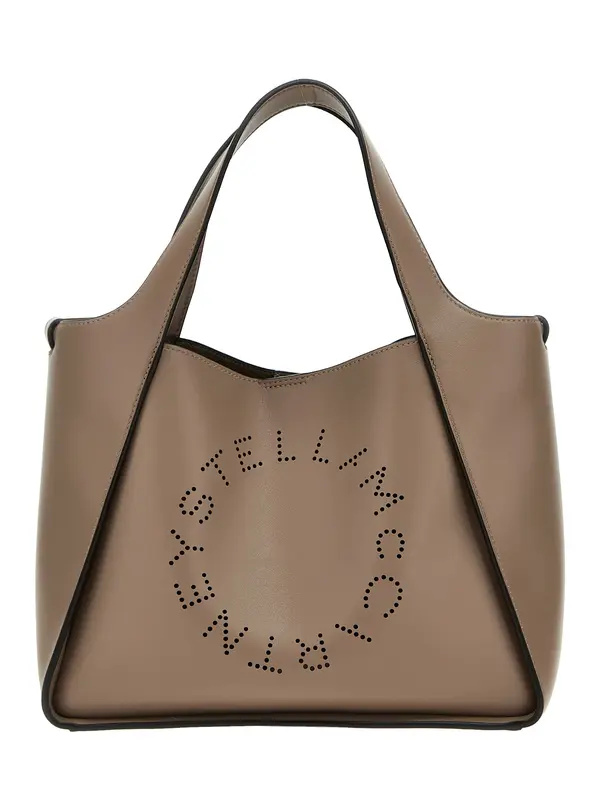 Stella McCartney Logo Stella Shopper - Beige