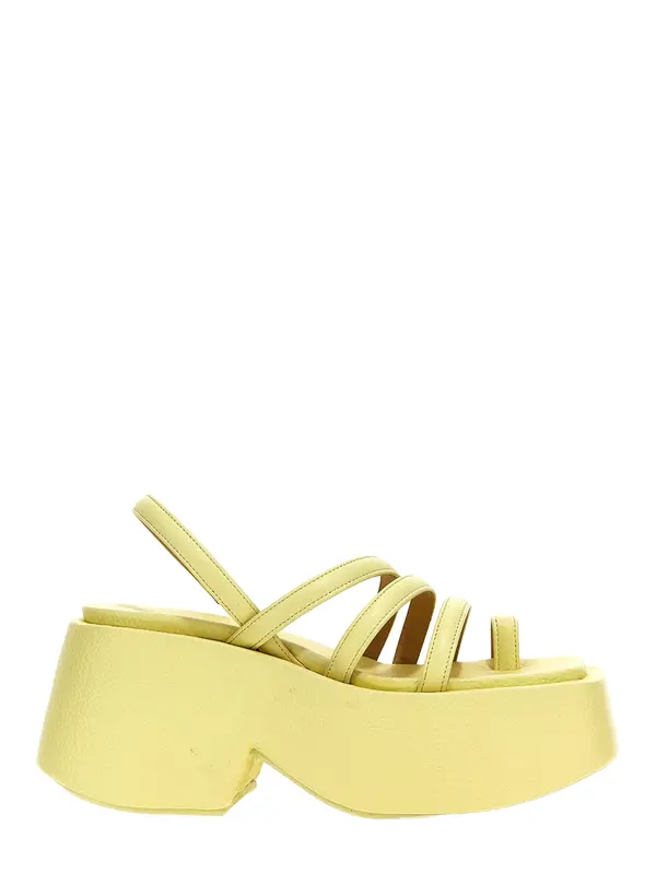 Marsèll Zeppo' Platform Sandals - Yellow