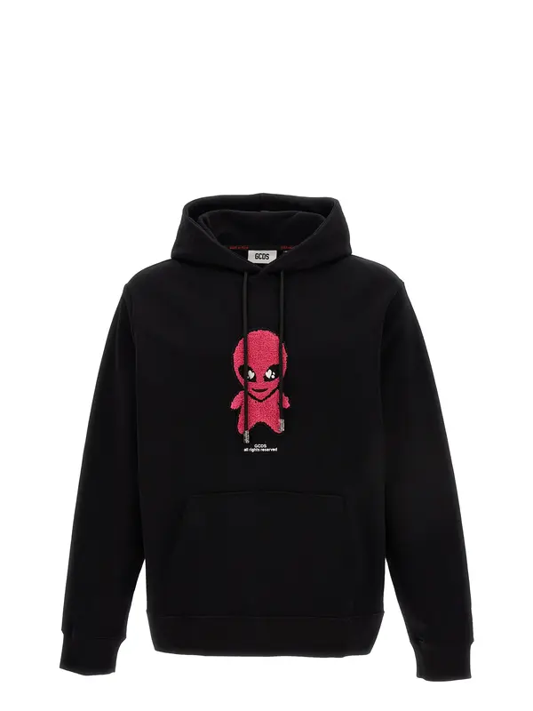 Gcds Wirdo Hoodie - Black