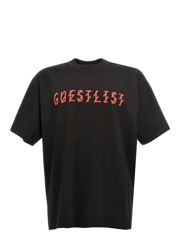 44 LABEL Guestlist' T Shirt - Black