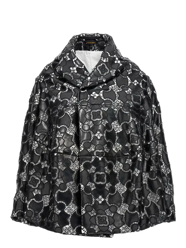 Comme Des Garçons Lace Laser Jacket - White/black
