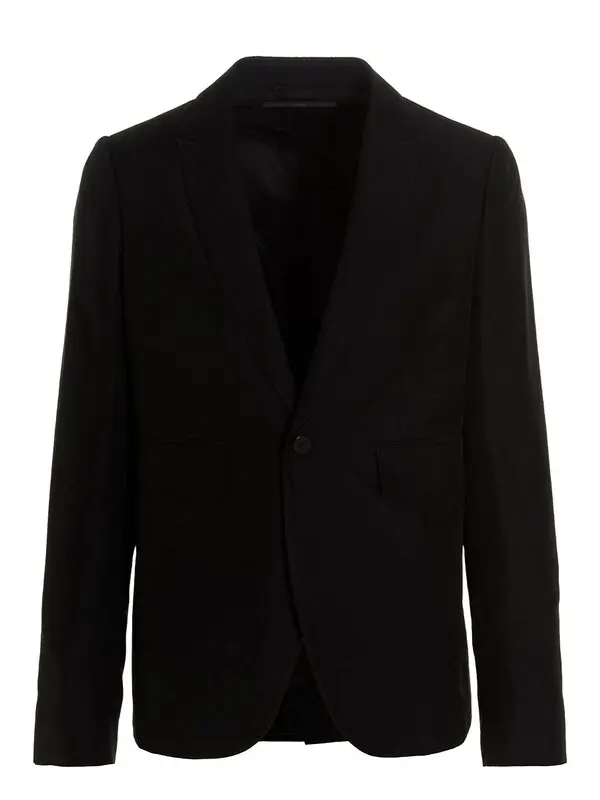 SAPIO Jacquard' Blazer Jacket - Black
