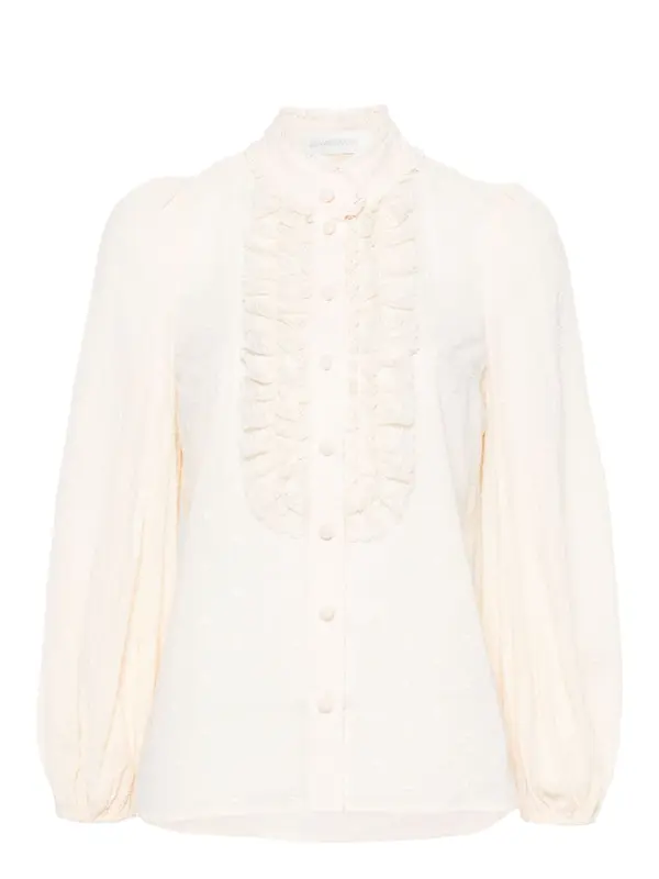 Zimmermann Cotton Blouse - Beige