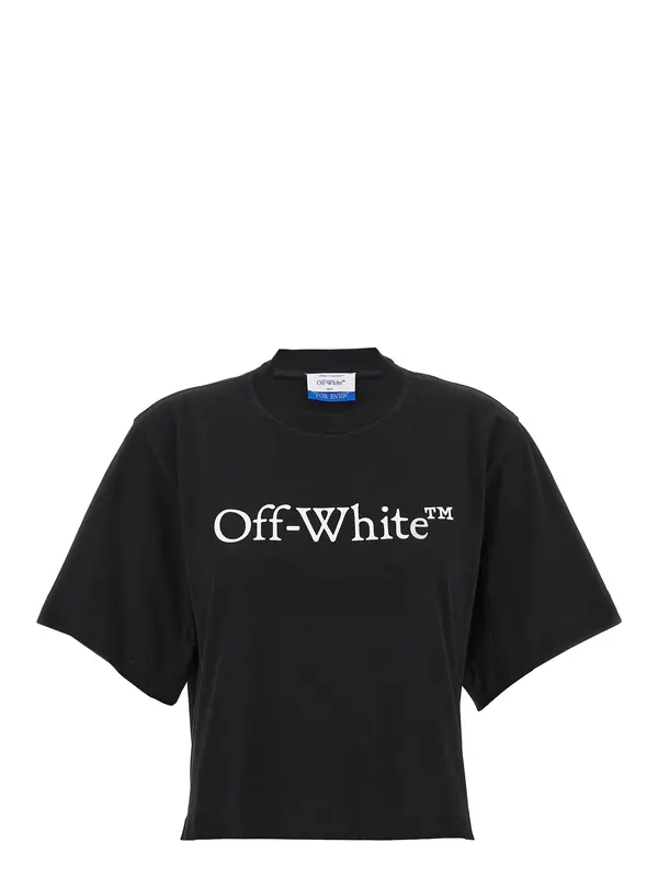 Off White Logo T-shirt - Black