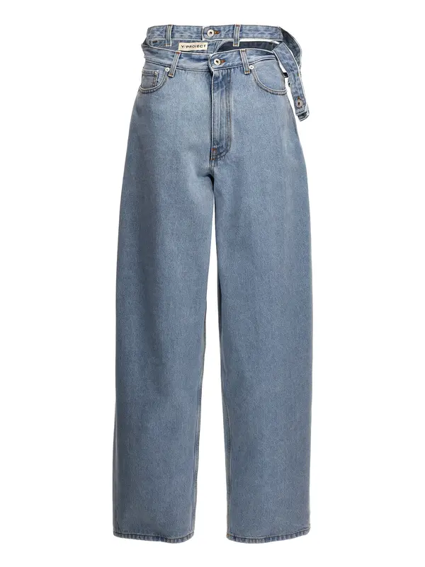 Y/project Evergreen' Jeans - Light Blue