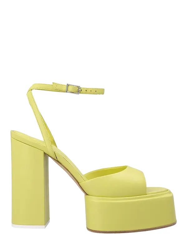3JUIN Beth' Platform Sandals - Green