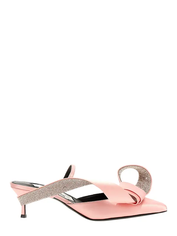 SERGIO ROSSI X Area Area Marquise Mules - Pink