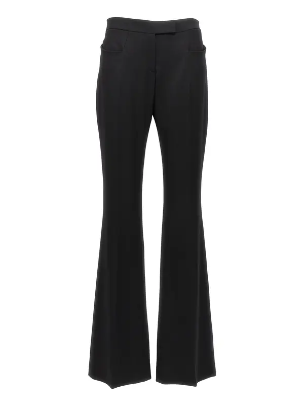 TOM FORD Flared Wool Pants - Black