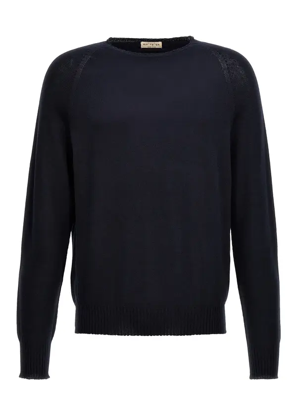 MA'RY'YA Crew Neck Sweater - Blue