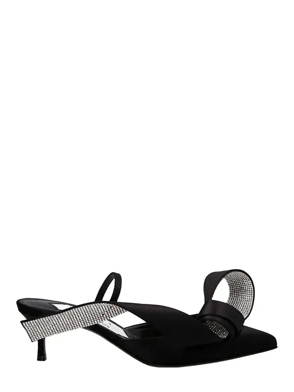 SERGIO ROSSI X Area Marquise Mules - Black