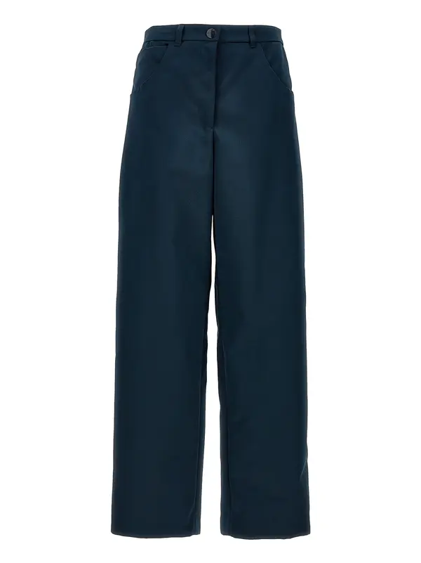 Etro Pegaso Embroidered Cargo Pants - Blue