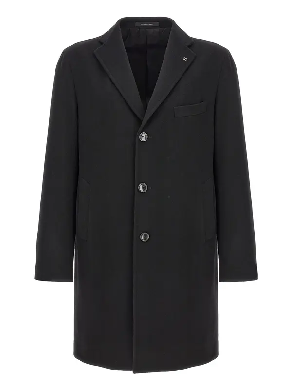 Tagliatore Single-breasted Coat - Black