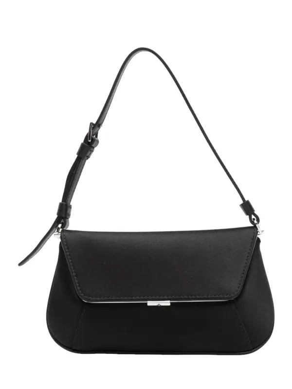 Amina Muaddi Ami Mini Shoulder Bag - Black