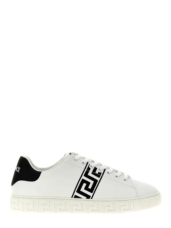 Versace Greca Sneakers - White/black