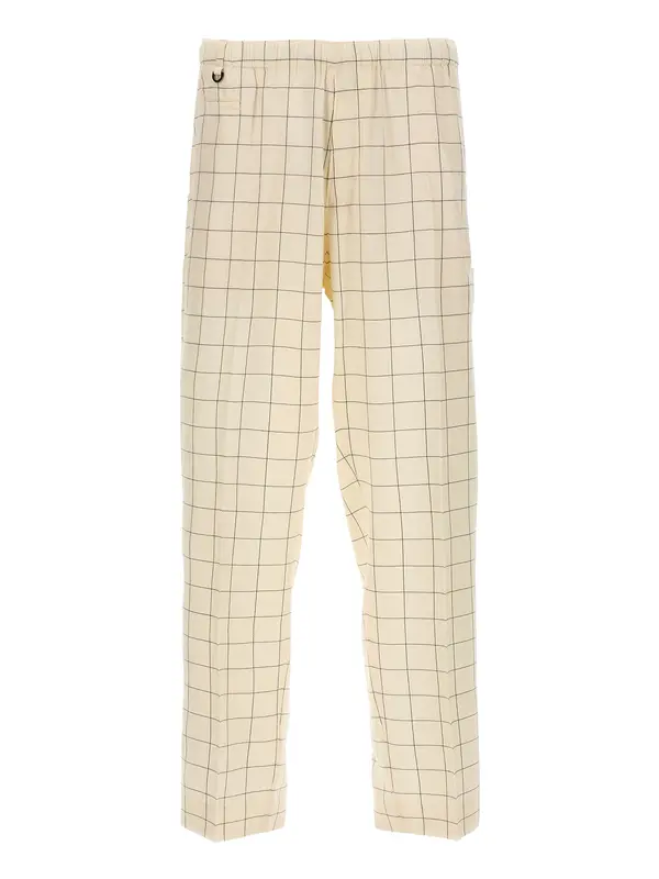 UNDERCOVERISM Checkered Pants - White/black