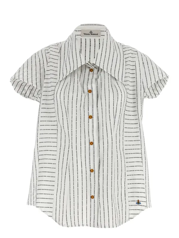 VIVIENNE WESTWOOD Twisted Bagatelle Shirt - White/black