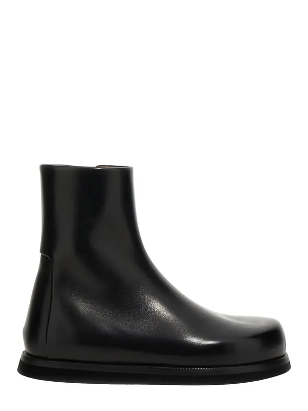 Marsèll Accom' Leather Ankle Boots - Black