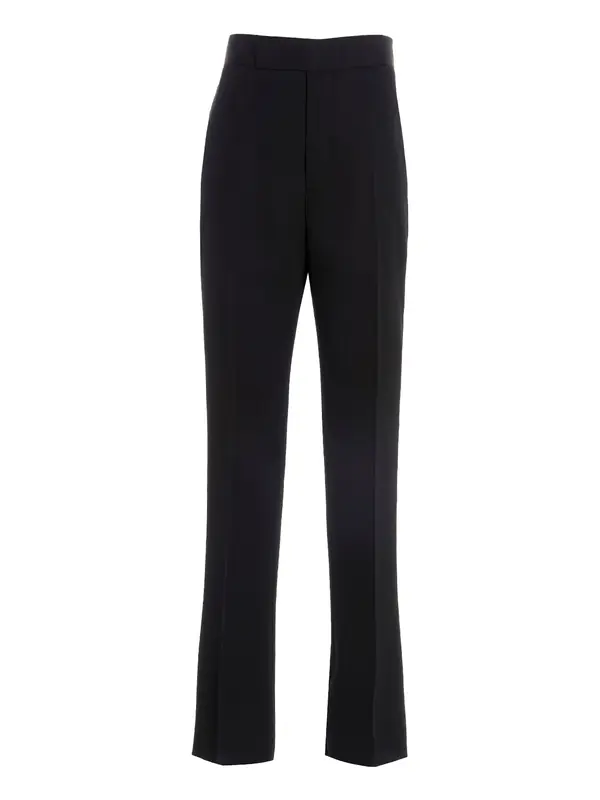 SAPIO Gabardine Wool Pants - Black