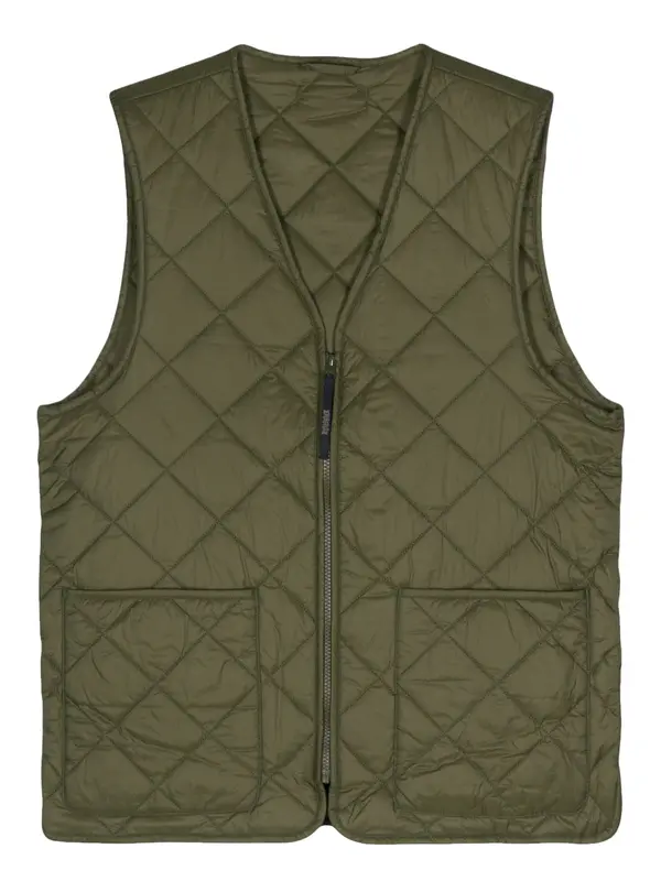 BARACUTA Miller Quilted Vest - Green