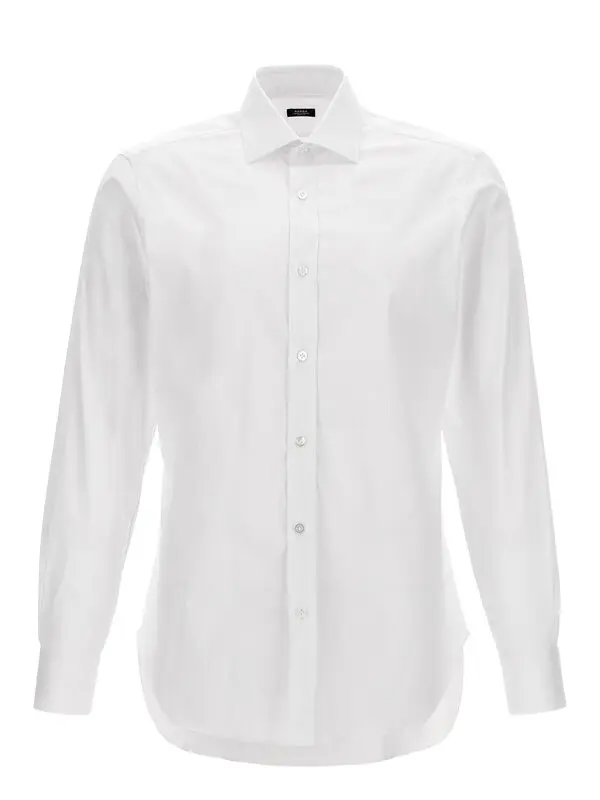 BARBA NAPOLI Poplin Shirt - White