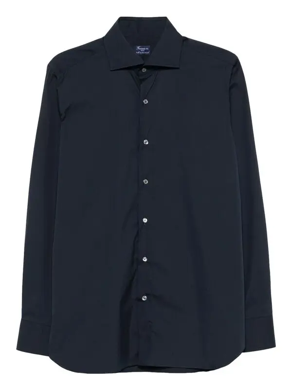 FINAMORE 1925 Cotton Shirt - Blue