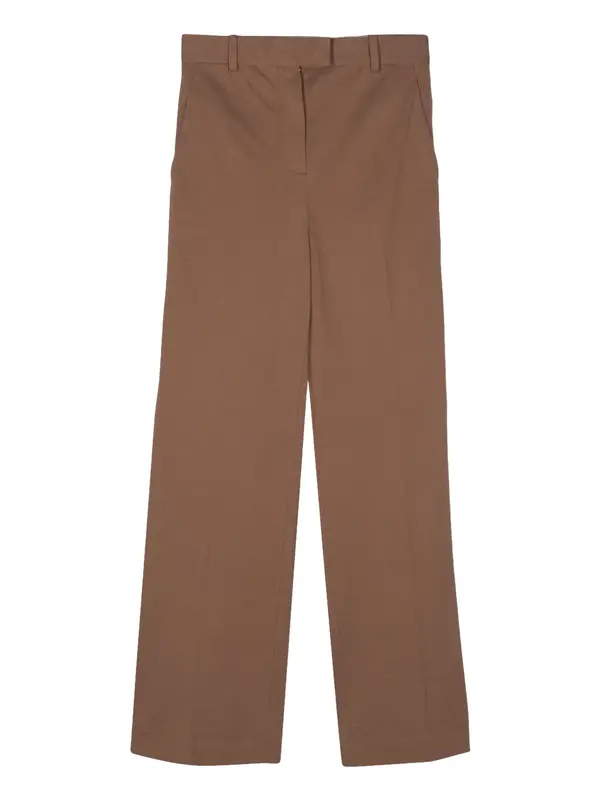 CIRCOLO 1901 Piqué Trousers - Brown