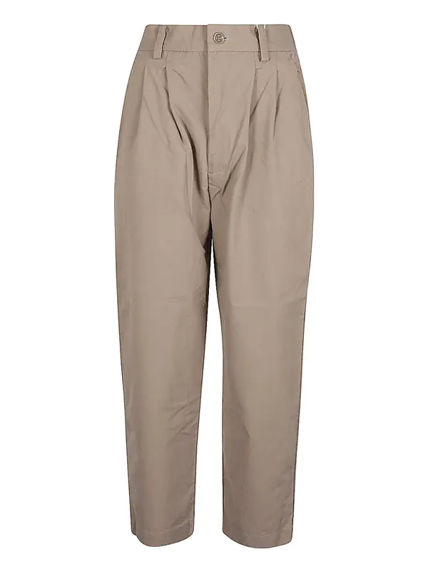 SARAHWEAR Cotton Trousers - Beige