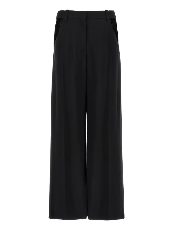 MUGLER Cut-out' Trousers - Black