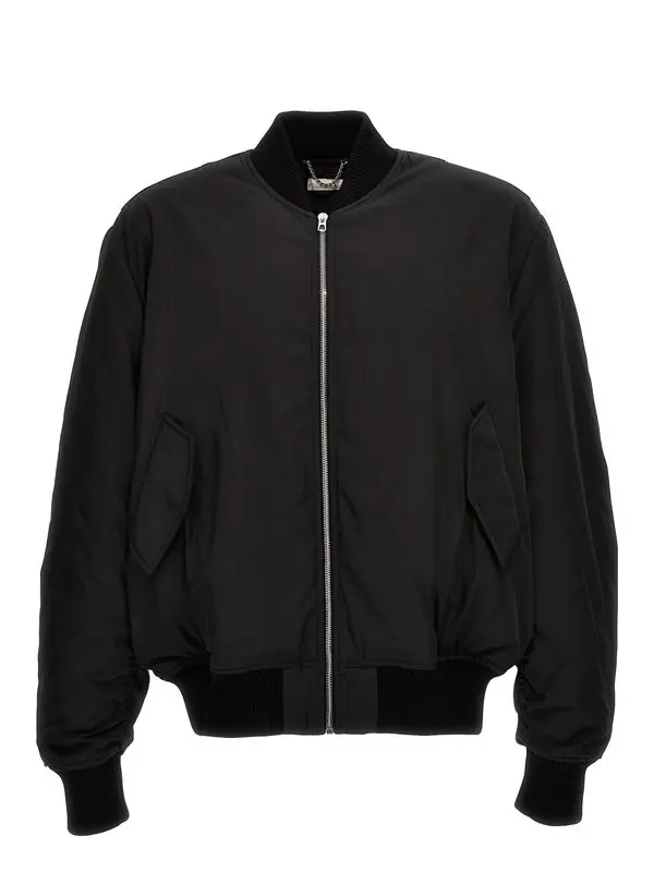 1989 STUDIO Nylon Bomber Jacket - Black