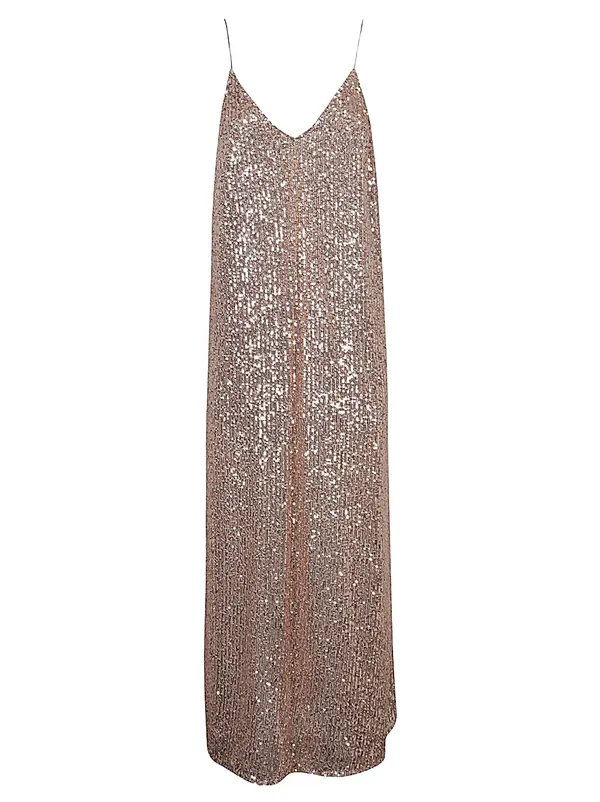 THE NINA STUDIO Afrodite Sequined Dress - Golden