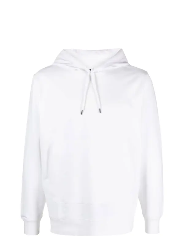 C.P. COMPANY Logo Cotton Hoodie - White