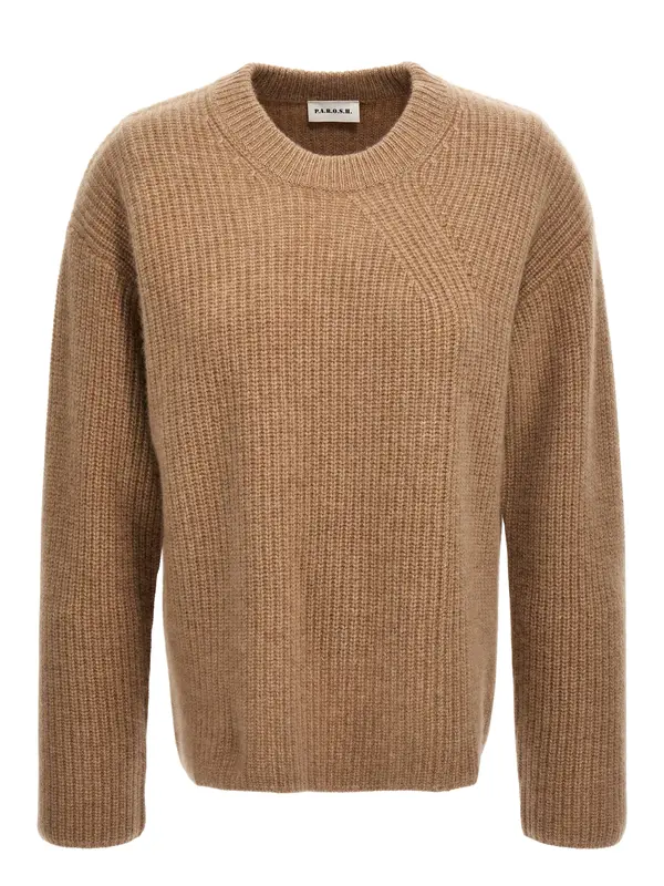 P.a.r.o.s.h Cashmere Crewneck Sweater - Beige