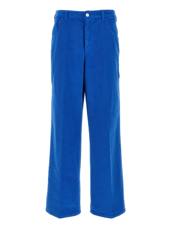 CELLAR DOOR Thelma' Corduroy Pants - Light Blue