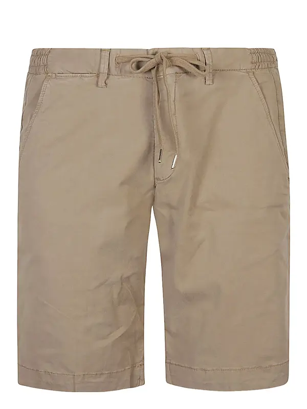 BRIGLIA Drawstring Shorts - Dove Grey