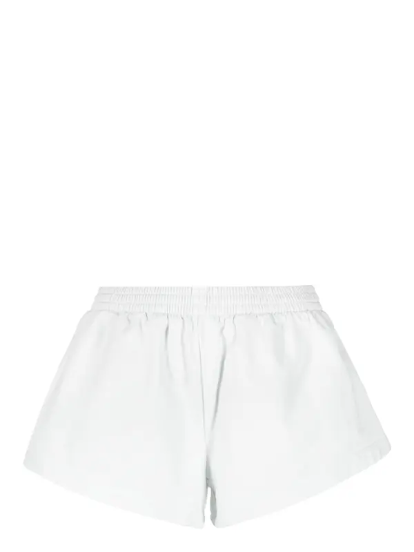 Balenciaga Flared Cotton Shorts - White