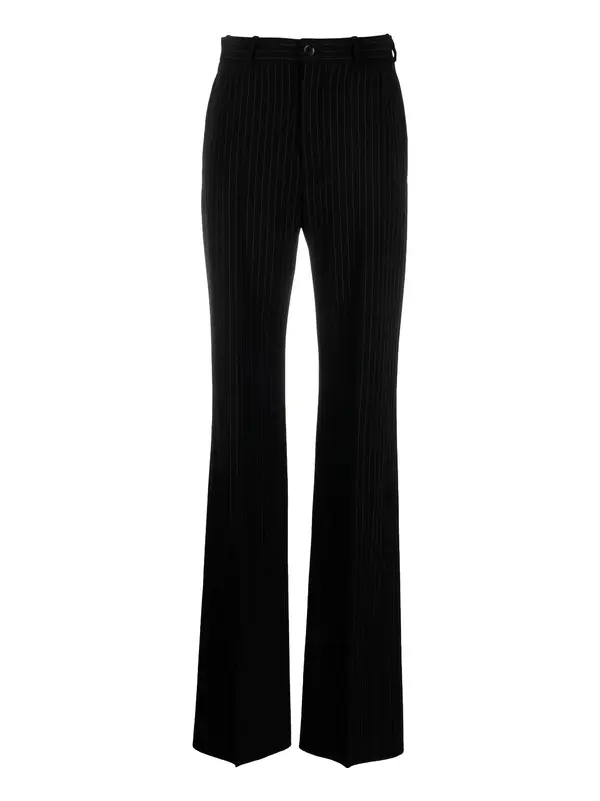 Balenciaga Straight Leg Trousers - Black